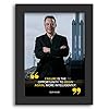 DmcreativityCraft Elon Musk Motivational Quotes Wall Frames Framed ...