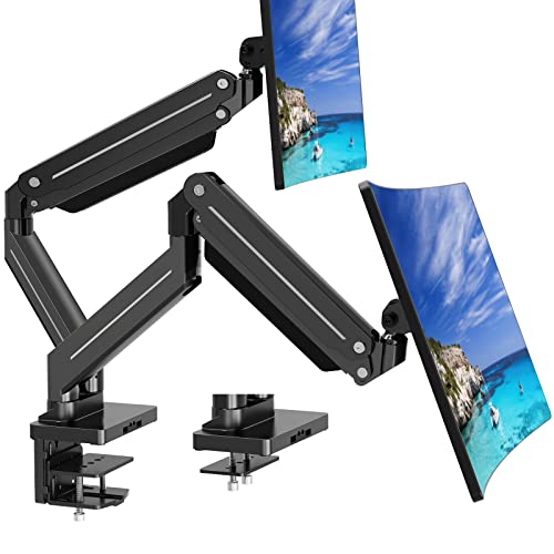 MOUNT PRO Dual Monitor Mount for 2 Ultrawide Computer Screen Max 43 ...