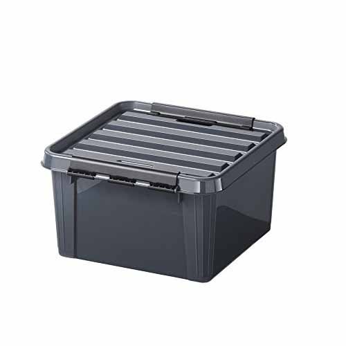 Buy Smart Store Classic-12 Storage Box with Lid, 8 litres, Antracit ...