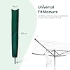 Flatro Rotary Washing Line Cover Waterproof - Universal Fit with Zip ...