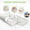 Good Nite Memory Foam Groove Cervical Neck Support Pillow for Neck ...