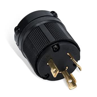 NEMA L6-30P 30A 250V Twist Lock Male Plug 2 Pole 3 Wire Grounding ...