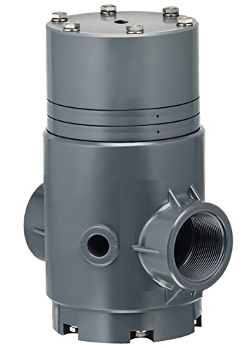 Plast-O-Matic PRAM100V-PV PVC Pressure Regulator, 1", 5 to 125 psi ...