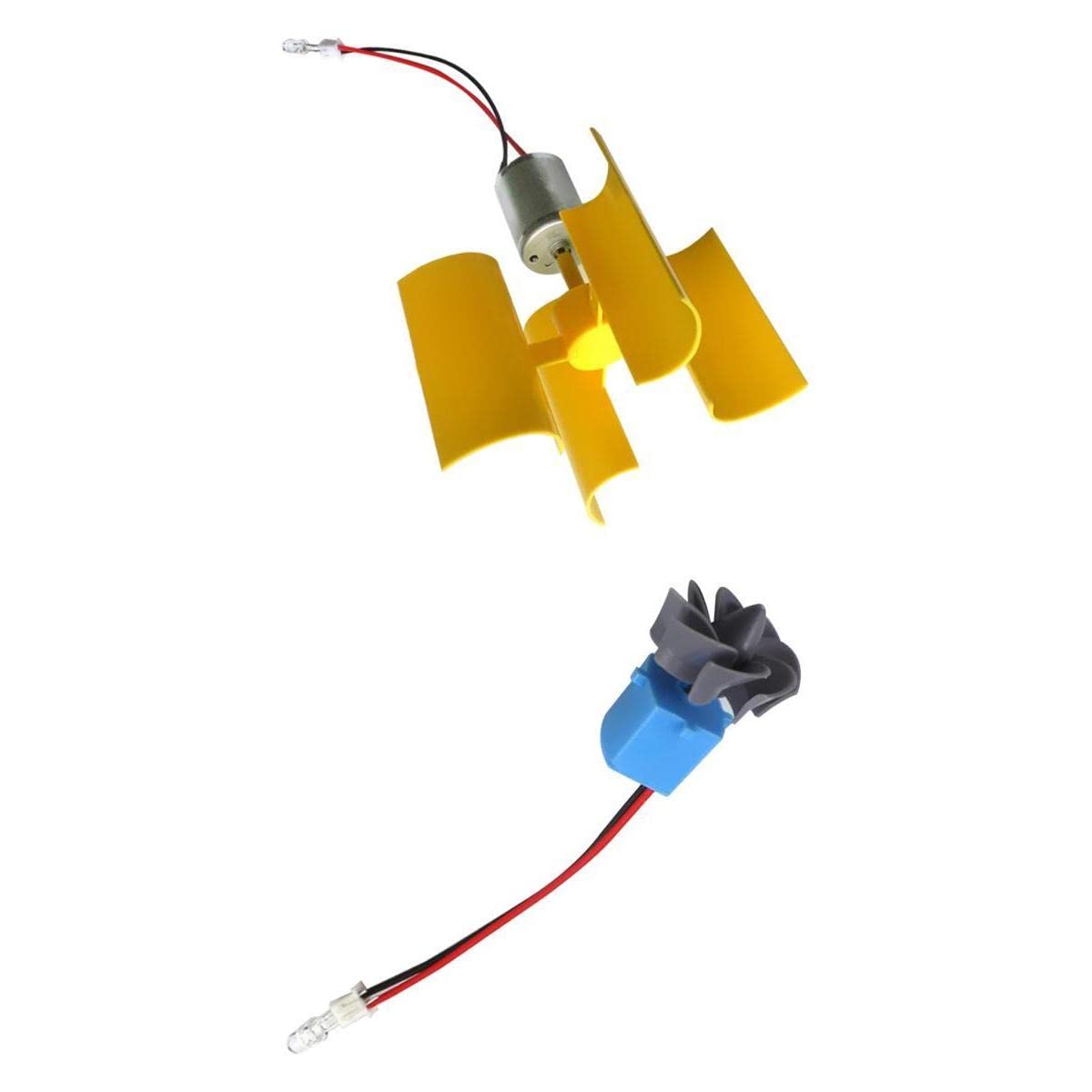 SAZ DEKOR® 2X Mini Wind Generator Wind Turbine Model Kits Teaching ...