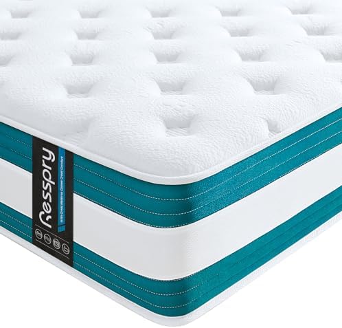 Resspry Double Mattresses,28cm Memory Foam Mattress 4FT6 with ...