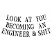 Amazon.com: Look at You Becoming an Engineer Banner, Congrats Grad/You ...