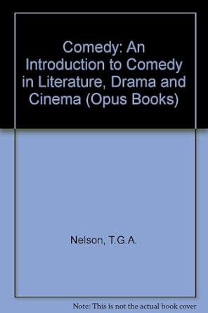 Amazon.com: Comedy: An Introduction to Comedy in Literature, Drama, and ...