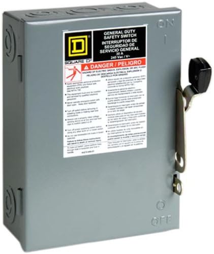 Square D - D324NRB General Duty Safety Switch, Fusible, 200-Amp, 240V ...