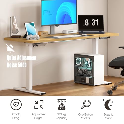 Snapklik.com : Soges 63in Electric Standing Desk Ergonomic Height ...