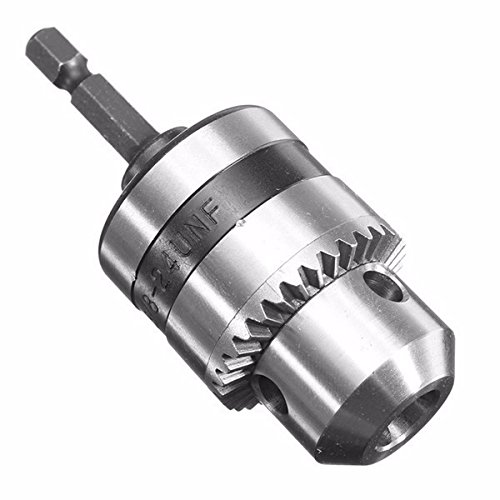 Generic 10mm Metal Stable Keyed Drill Chuck 1/4 Inch Hex Shank ...