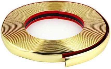 SBE PVC Golden 1 Inch Width 15 Meter Length Golden Mirror Strip Foam ...