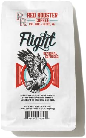Amazon.com : Red Rooster Coffee, Flight Seasonal Espresso – Light ...