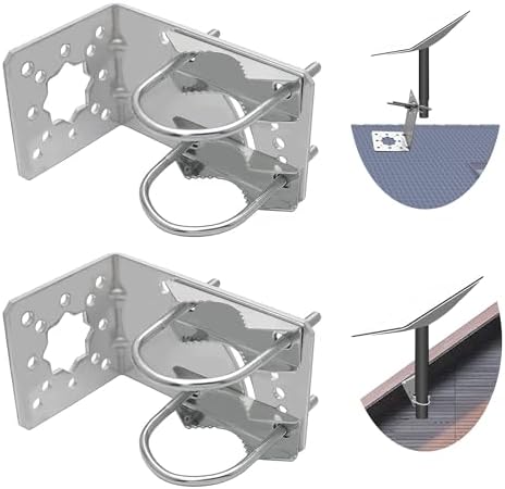 Amazon.com: Universal Antenna Mount, Wall-Mounted Heavy Duty Mount ...