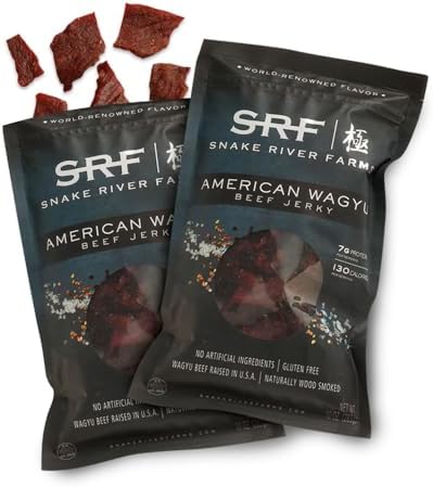 Amazon.com: Snake River Farms Wagyu Jerky 10 oz. 2 pack : Grocery ...