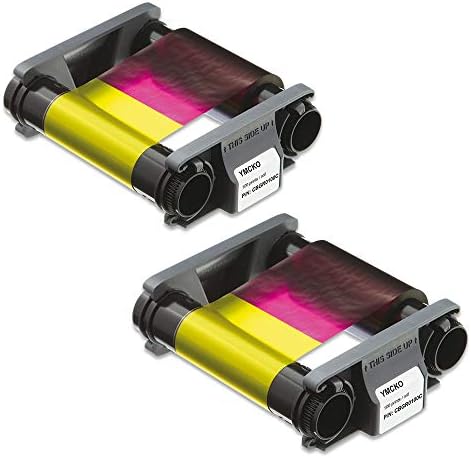 Amazon.com: Evolis Badgy CBGR0100C-2pack Color Ribbon for Badgy100 ...