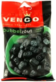 Amazon.com : Venco Dubbel Zout DZ (Double Salt) Dutch Black Licorice ...