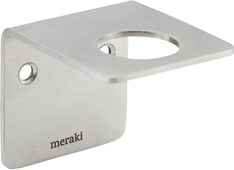 Meraki Supply Brushed Silver Finish Wall Bracket, One Size : Amazon.co ...