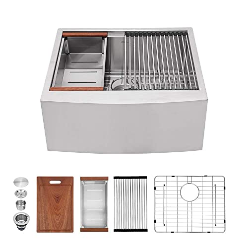 Snapklik.com : 24 Farmhouse Sink Stainless - 24 Inch Farm Kitchen Sink ...