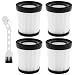 Amazon.com: 4PCS HEPA Vacuum Filter Replacement Compatible with ...