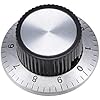 uxcell 2Pcs 36x15mm Aluminium Alloy Potentiometer Volume Control Rotary ...