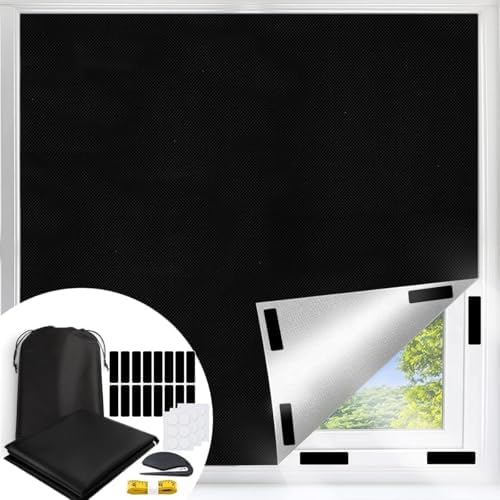 Amazon.com: BKSAI Magnetic Blackout Window Cover No Drill Cuttable 100% ...