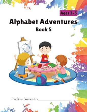 Alphabet Adventures Book 5: Letter Sound & Object Recognition: Phonics ...