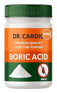 Dr Cardio Pure Boric Powder 200g for Cockroaches, Ant Repellent, Bed ...