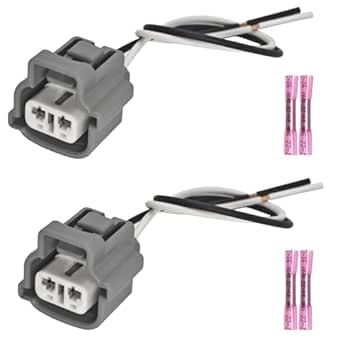 2PCS 90980-11019 Turn Signal Light Female Connector Pigtail for Toyota ...
