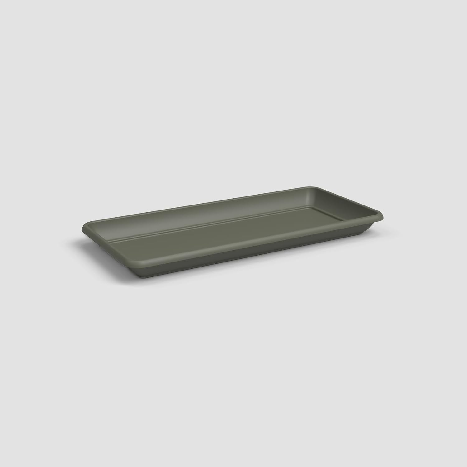 Artevasi Venezia Flower Pot Rectangular Saucer, 80cm, Dry Green ...