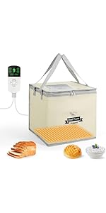 Amazon.com: Versatile Dough Proofer with Heater, Bread Pizza Dough ...