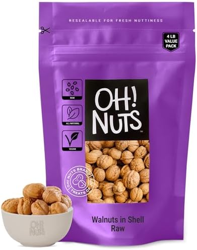 Amazon.com : In Shell Walnuts (2 Lbs.) - Large Natural California ...