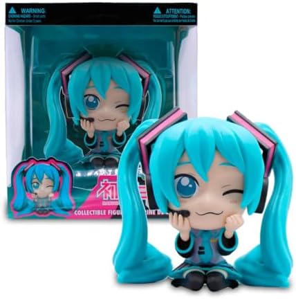 Amazon.com: Just Toys LLC Hatsune Miku Collectible Figure (Knee Pose ...