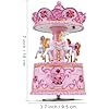 Amazon.com: Mr.Winder Enchanting Pink Carousel Music Box with LED ...