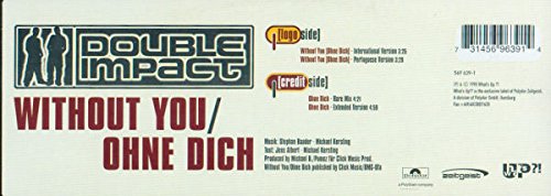 Amazon.com: Double Impact - Without You / Ohne Dich - What's Up ...