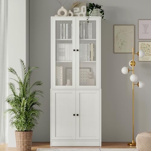 Amazon.com: TUSY 71" Bookshelf Bookcase, 3-Tier Modern Bookshelves 3 ...