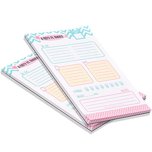 paperlla Daily Planner Collection Pad, 50 Easy Tear Off Sheets Each ...