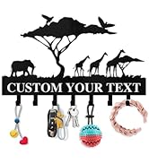 Amazon.com: Dyoart Personalized Key Holder for Wall, Custom Metal Deer ...