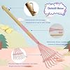 Amazon.com : Xifando Kids Leaf Rake-Small Wooden Handle Leaf Rake with ...
