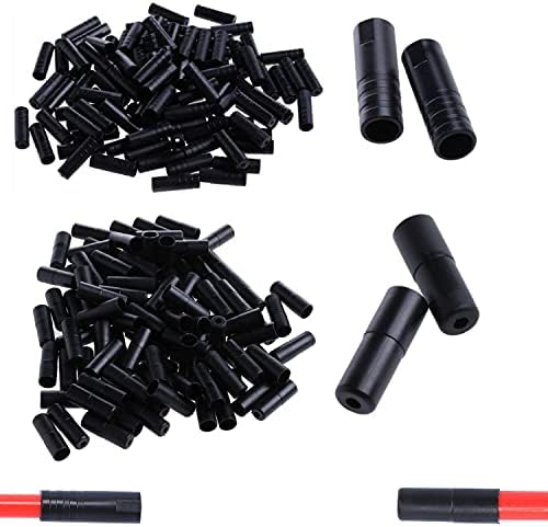 VBESTLIFE Bike Cable Ferrules End Caps, 500Pcs 4mm Plastic Brake Cable ...