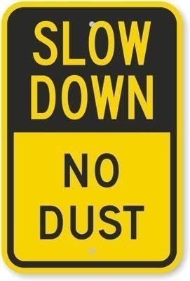 Amazon.com: Lilyanaen New Metal Sign Aluminum Sign Slow Down No Dust ...