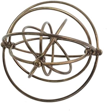 Amazon.com: BSTGIFTS Metal Garden Spheres, Metal Band Decorative ...