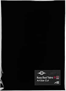 Ultra Black Light Absorbing Fabric Sample Sheets A4-210x297mm - Musou ...