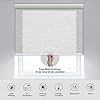 Amazon.com: Boolegon Light Filtering Roller Shades for Windows,Cordless ...
