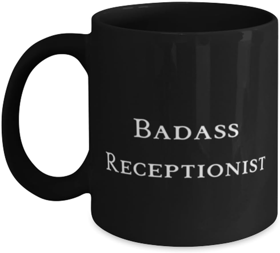 Amazon.com: Funny Bady Assy Receptionist Mug Gift, Appreciation ...