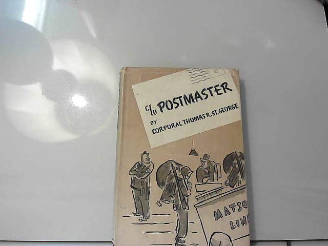 C/O Postmaster By Corporal Thomas R. St. George: Collectif: Amazon.com ...