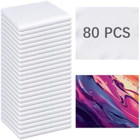Amazon.com: 80 Pack Microfiber Cleaning Cloth for Glasses (6"x7 ...