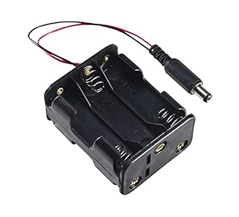 e4u 6 X AA Size Battery Holder With 5.5 X 2.1mm DC Jack Plug – 1 No ...