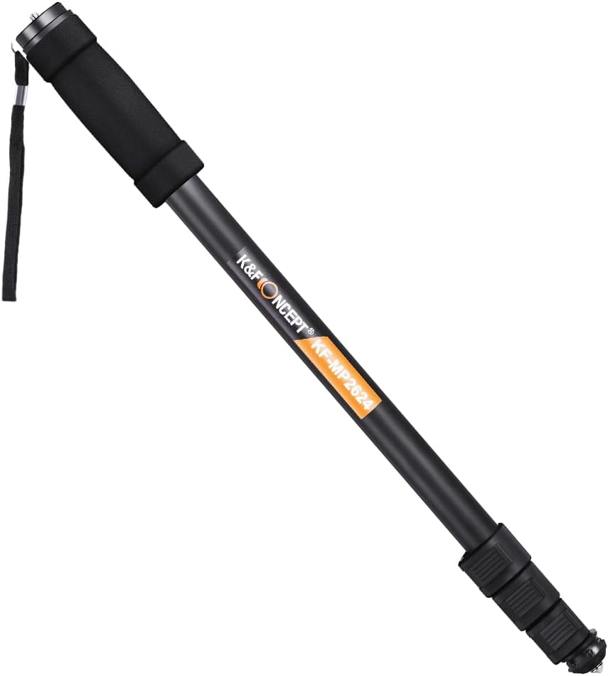 Amazon.com : Camera Monopod,K&F Concept 4-Section 67"/171CM Compact ...