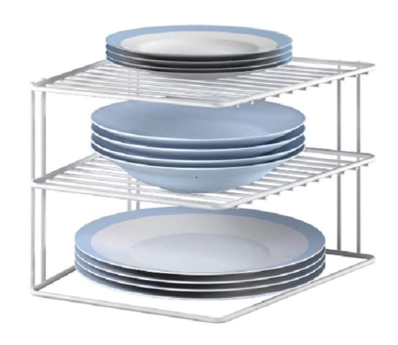 Buy EverEx Mild Steel Kitchen Plate Dish Corner Shelf Rack Stand ...