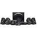 Logitech Z906 5.1 Sistema de Audio con Sonido Envolvente THX, Certificado Dolby&DTS, 500 W RMS ...